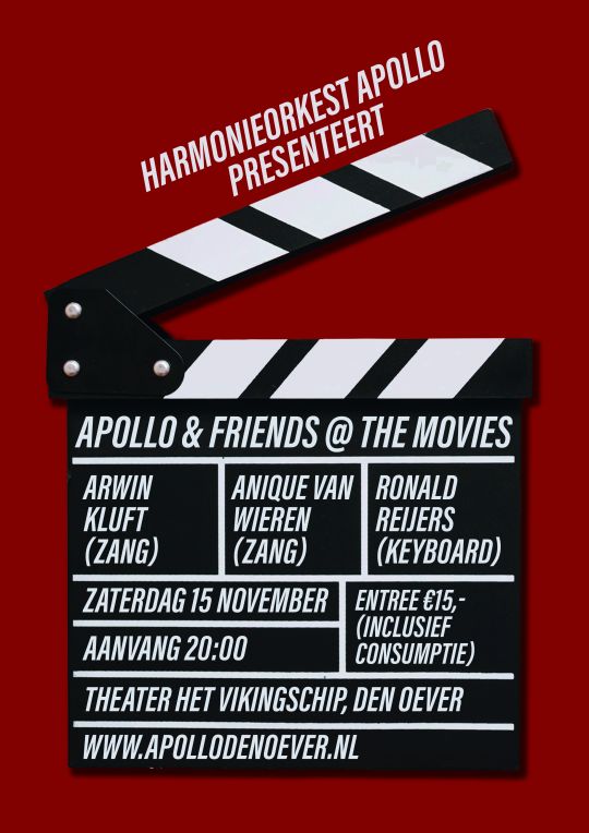 Apollo & Friends @ the Movies: filmavond met Apollo
